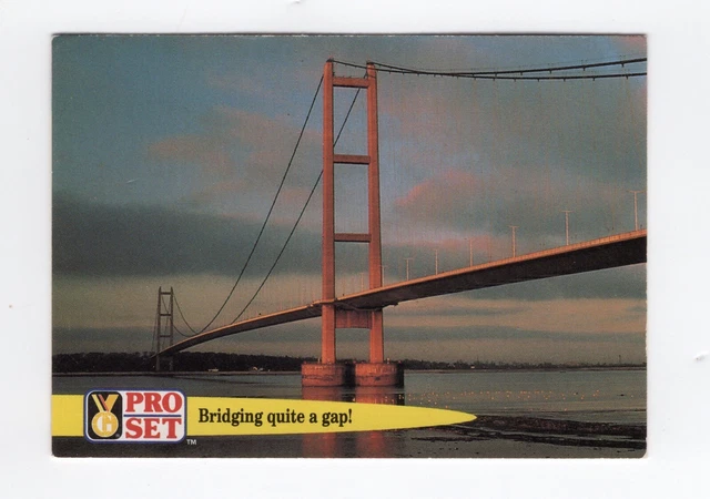 THE WORLD’S LONGEST cable suspension bridge. The Humber Estuary Bridge ...