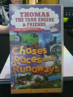 THOMAS THE TANK Engine And Friends - Chases, Races And Runaways (VHS ...