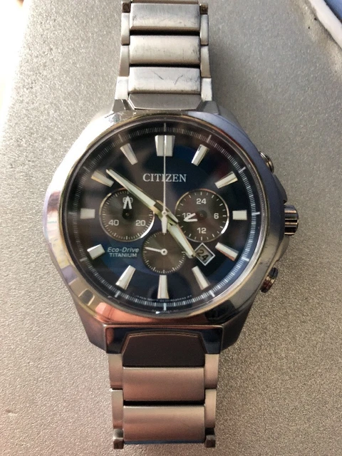 OROLOGIO CITIZEN ECO DRIVE SUPER TITANIUM B620-R007238 CA4230-51L BLU ...