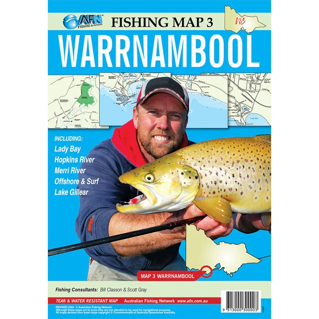 AUSTRALIAN FISHING NETWORK Highly Detailed Warrnambool Waterproof ...