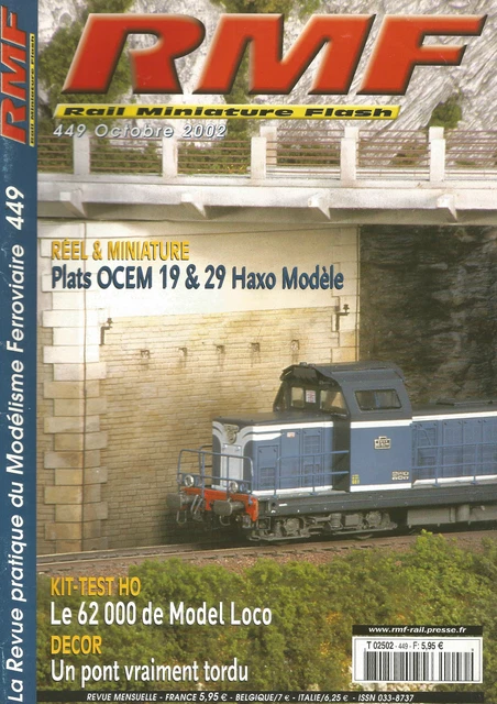 RMF N° 449 Plats Ocem 19&29 Haxo Modele / 62000 De Model Loco / Pont Tordu EUR 4,50 - PicClick FR