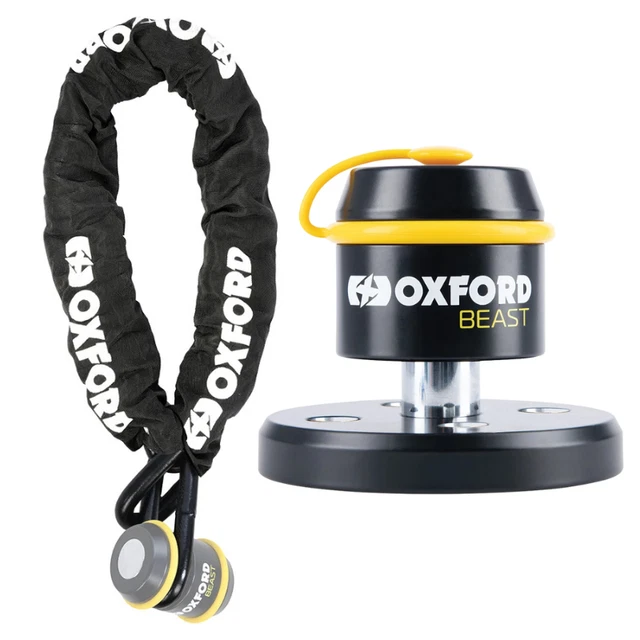 OXFORD BEAST 22MM chain x 1.5m and Beast Floor Lock SET £299.99 ...