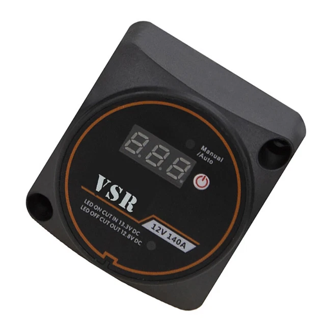 DIGITAL VOLTAGE SENSITIVE Split Charge Relay VSR 12V 140A Dual Battery ...
