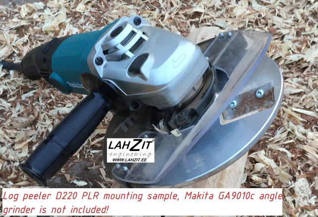 LOG PEELER (DEBARKER, Rindenschäler) for angle grinder Lahzit D220 PLR ...