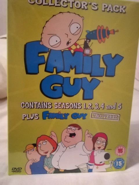 FAMILY GUY SEASONS1,2,3,4 And 5 Plus UNCOVERED Dvd Box Set EUR 9,28 ...