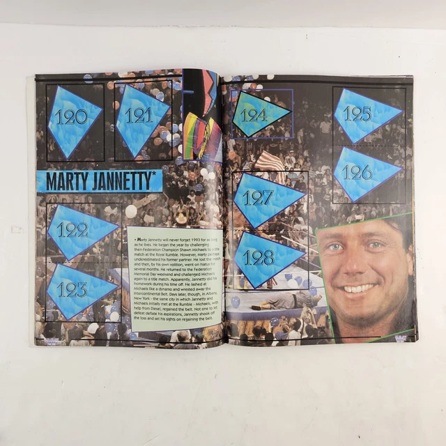 WWF STICKER ALBUM 6/300 complete Merlin 1993 World Wrestling Federation ...