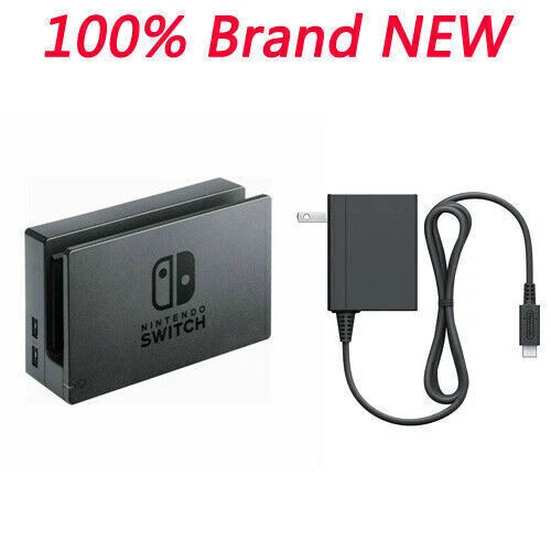 NINTENDO SWITCH DOCK Set AC Power Adapter Black Brand New OEM EUR 48,91 ...