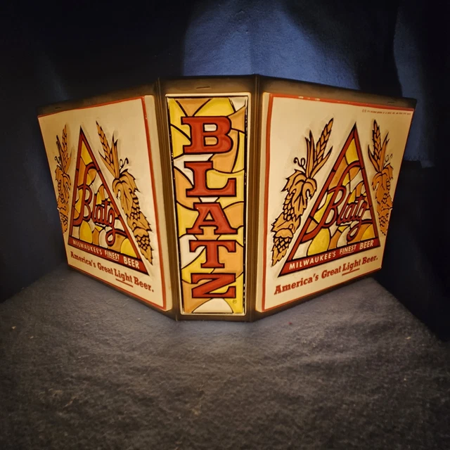 VINTAGE 1976 BLATZ Beer Light Up Sign Breweriana $65.00 - PicClick CA