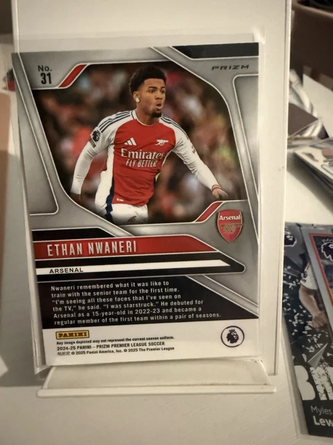 PANINI PRIZM ETHAN Nwaneri 2024-25 Premier League Chrome £1.17 ...