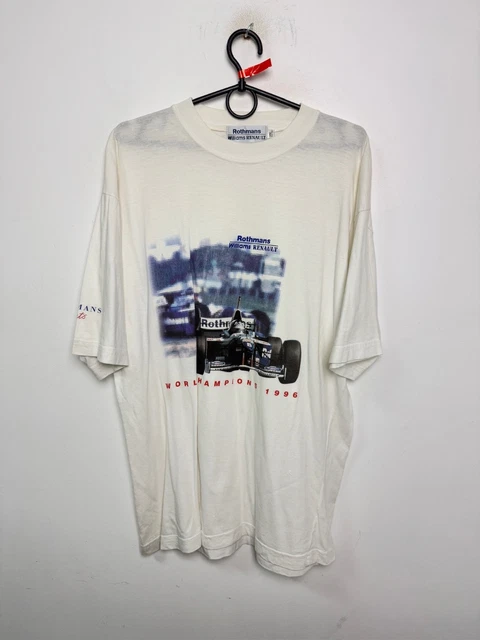 VINTAGE 1996 WILLIAMS Racing F1 Formula 1 Rothmans Renault Shirt World ...