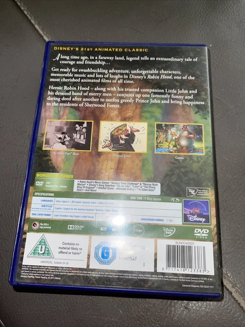ROBIN HOOD - DVD - Walt Disney Classics - Special Edition £2.99 ...