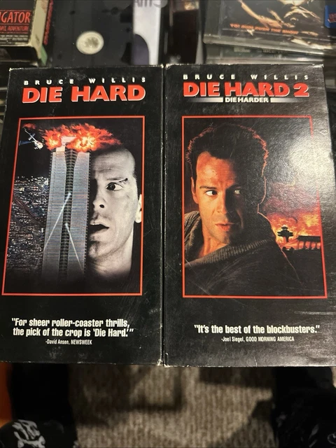 DIE HARD VHS 1 2 Set Bruce Willis £3.57 - PicClick UK