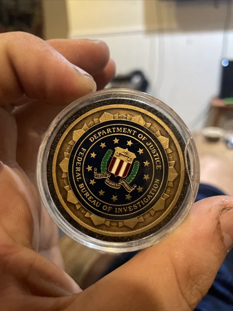 DOJ FBI FEDERAL Bureau Of Investigation Challenge Coin $24.99 - PicClick