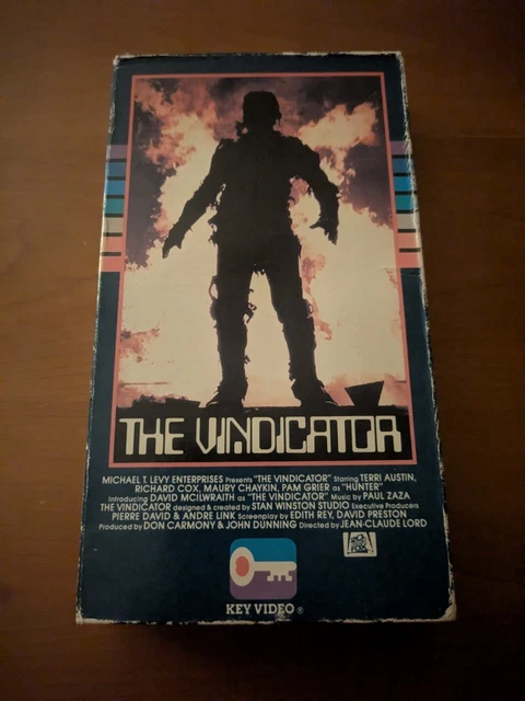 THE VINDICATOR VHS 1986 Key Video 80s Sci-fi Horror Pam Grier £14.86 - PicClick UK