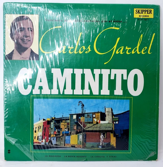 CARLOS GARDEL - LP vinyle Caminito 12" espagnol, Argentine 14 chansons ...