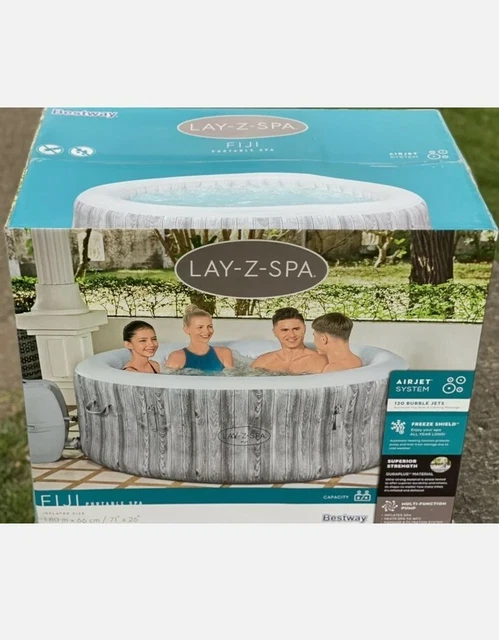 BAND NEW LAY Z Spa Fiji Inflatable Hot Tub 2-4 Person. NEW. EUR 399,24 ...