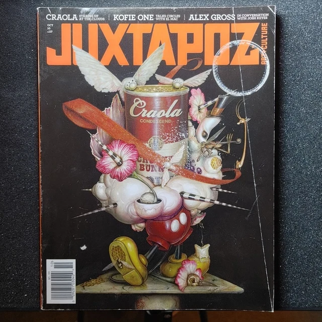Juxtapoz Art And Culture Magazine October 10 Mickey Mousecambels Soup Cover £1206 Picclick Uk
