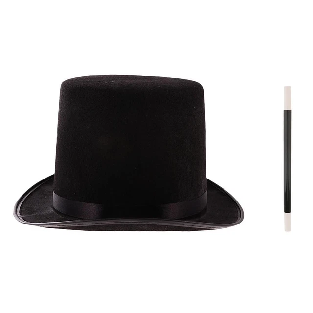 MAGICIAN FANCY DRESS Costume Set Black Top Hat & Props £8.08 - PicClick UK