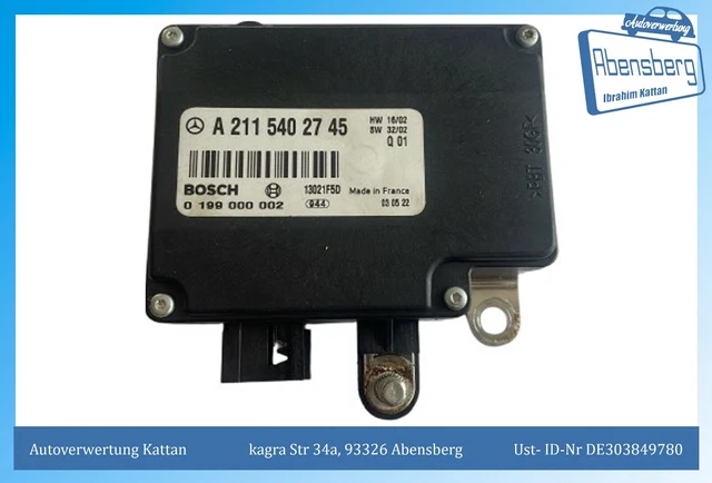 GEBR. MERCEDES E Klasse W211 S211 Batteriesteuergerät A2115402745 #2810 ...