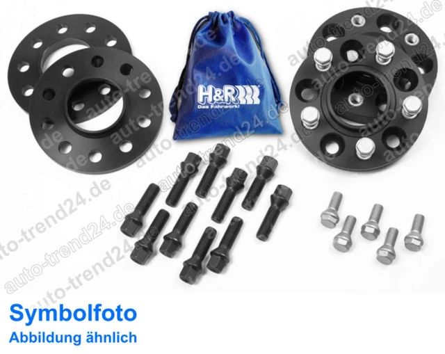 SV SCHWARZ VA 24mm, HA 44mm, Schrauben-👜 ua.: Audi A3 Cabriolet 8V7 8VE ...