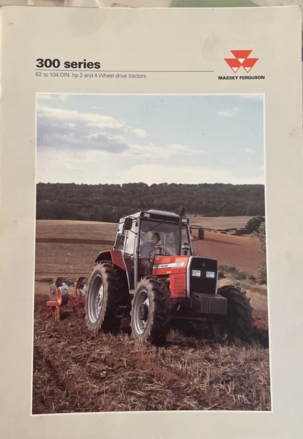 MASSEY FERGUSON 300 Series Tractor Brochure £19.00 - PicClick UK