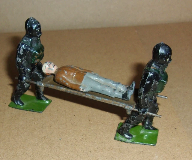 VINTAGE BRITAINS? LEAD Decontamination Squad Stretcher Bearers Set £13. ...