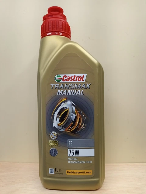 CASTROL TRANSMAX MANUAL FE 75W 1L 1 Litre Fully Synthetic Transmission ...