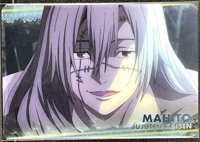 MAHITO JUJUTSU KAISEN Metal card collection No.25 BANDAI 2021 Used F/S ...
