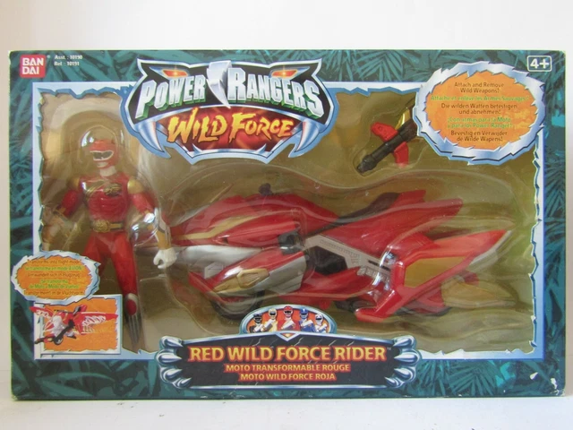 POWER RANGERS WILD Force - Red Wild Force Rider (Bandai) EUR Version ...