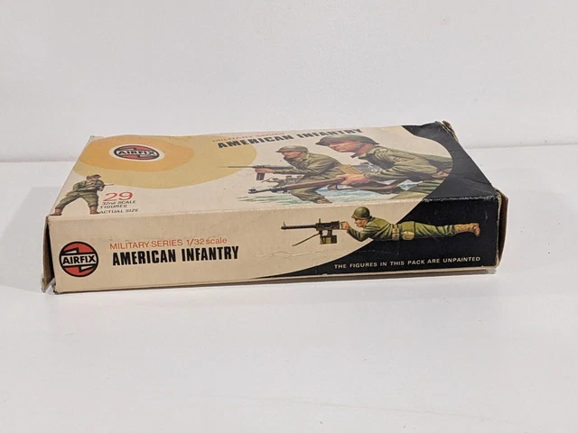 AIRFIX WWII AMERICAN Infantry 29 Figure Target Box Figures 1/32 54MM ...