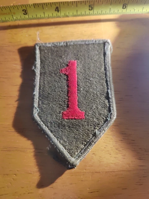 ORIGINAL POST WWII 1950's U.S. Army 1st Infantry Division German Made ...