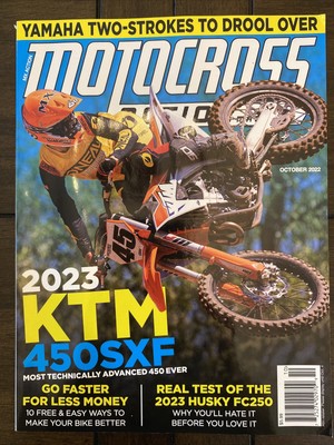 MOTOCROSS ACTION MAGAZINE October 2022 ~ 2023 KTM 450 SXF £7.33 ...
