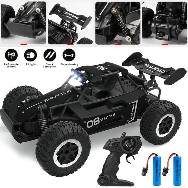 2.4G HIGH SPEED Off-Road RC Car 1:16 Scale 2WD Drift LED Light Remote ...