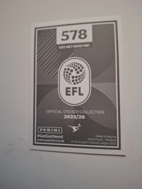 PANINI BARCLAYS WSL 2025 Sticker Tendayi Darikwa No 578 Mint £1.49 ...