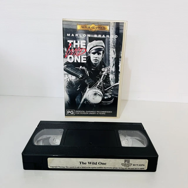 THE WILD ONE Movie Classics Vhs Video Tape Marlon Brando Action ...