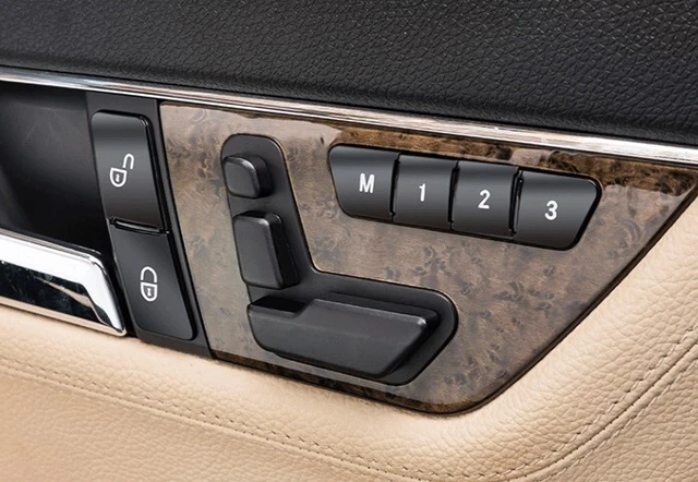 CACHE BOUTON GARNITURE bouton porte noir mat pour Benz C pour Benz ...