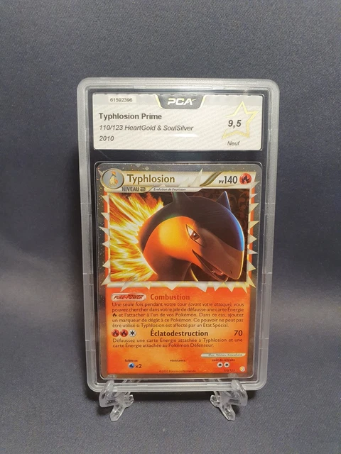 CARTE POKÉMON TYPHLOSION Prime 110/123 HeartGold SoulSilver PCA 9,5 EUR ...