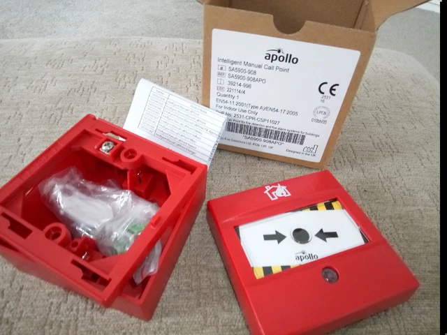 APOLLO SA5900-908APO FIRE Alarm Intelligent Manual Call Point £20.00 ...