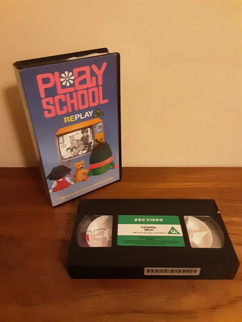 PLAY SCHOOL REPLAY - VHS / Video Tape - Classic Children's TV - Rare £4 ...