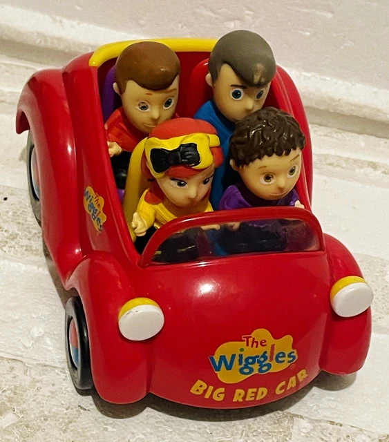 THE WIGGLES BIG Red Car Push Along Toy Car 2021 JEFF ANTHONY EMMA LACHY ...