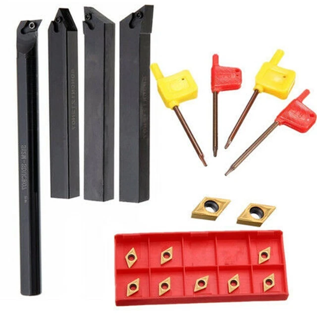 ENSEMBLE ROBUSTE DE barres d'alésage porte-outils de tournage tour 12 mm 4 piè EUR 55,10 ...