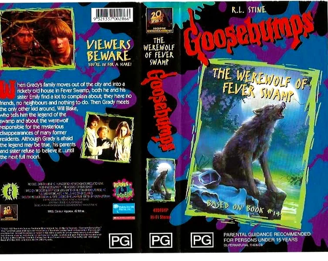 GOOSEBUMPS 1996 THE Werewolf Of Fever Swamp Vhs Pal Video A Rare Find ...