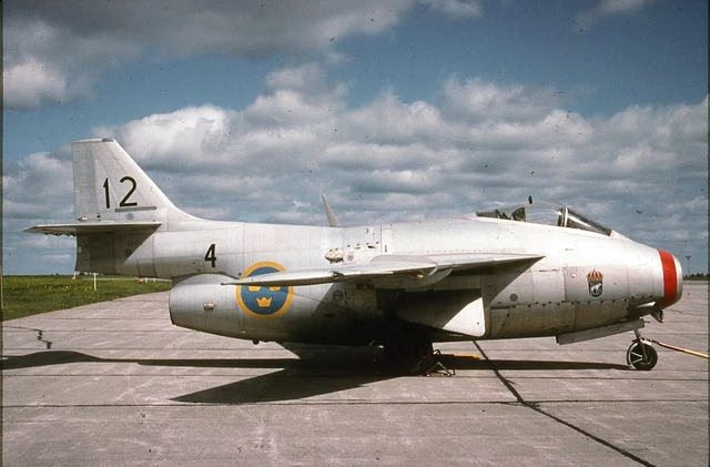 AIRCRAFT SLIDE - Austrian AF SAAB J.29 Tunnen 29373/12 (C025) £1.59 ...