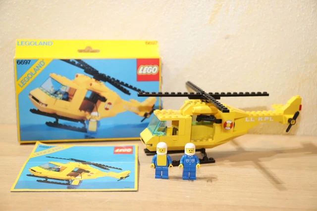 LEGO® LEGOLAND TOWN 6697 Rescue I Helicopter Complete with BA ...