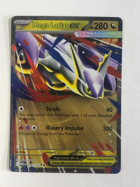 POKEMON TCG MEGA Evolutions Mega Latias EX 100/132 Near Mint $1.39 ...