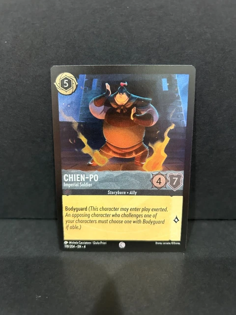 CHIEN-PO 178/204 LÉGENDAIRE feuille froide Disney Lorcana Ursula's ...