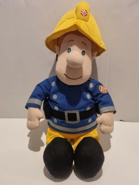 FIREMAN SAM TALKING Soft Plush Doll with Sounds & Songs 14” Working VGC ...