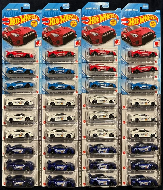 2021/2022 HOT WHEELS Lb-Silhouette Works Nissan Gtr R35 Lot De 36 Bleu ...