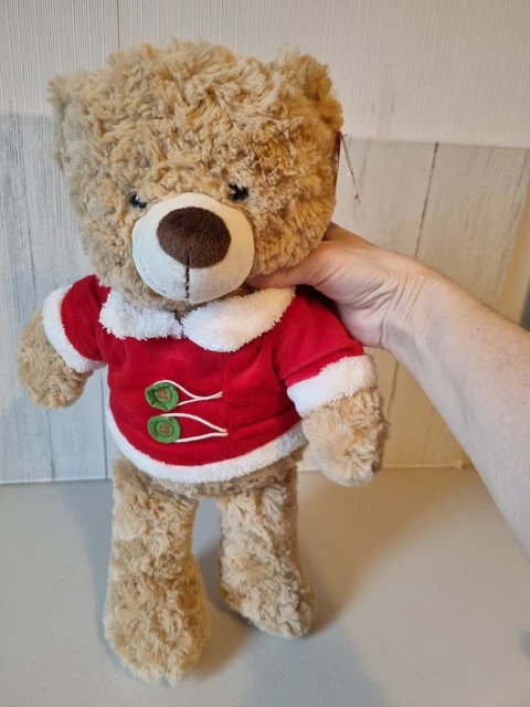 CARD FACTORY CHRISTMAS Teddy Bear Soft Toy Comforter Plush Approx 17" £ ...