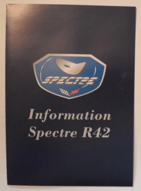 SPECTRE R42 ORIG 1995 UK MKT brochure de vente petit format EUR 4,92 ...